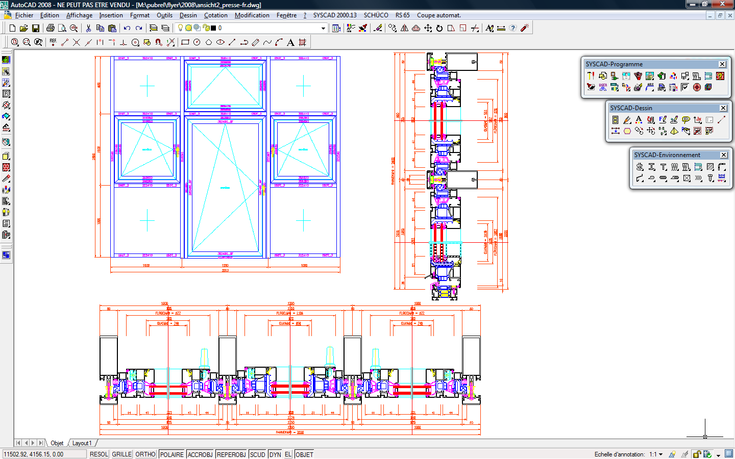 SYSCAD - CAD für den Metallbau - Fassadenbau - Fenstertechnik